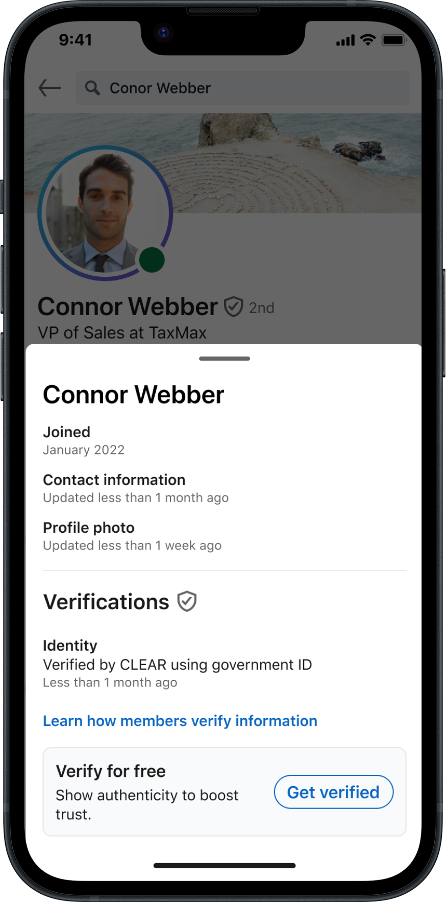 LinkedIn Identity Verification - CLEAR Verified | CLEAR